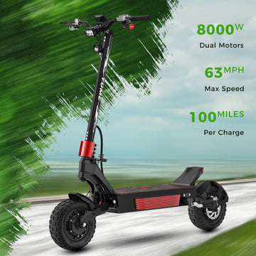YUME Predator Electric Scooter,high performance,63MPH 100Miles,Water ...