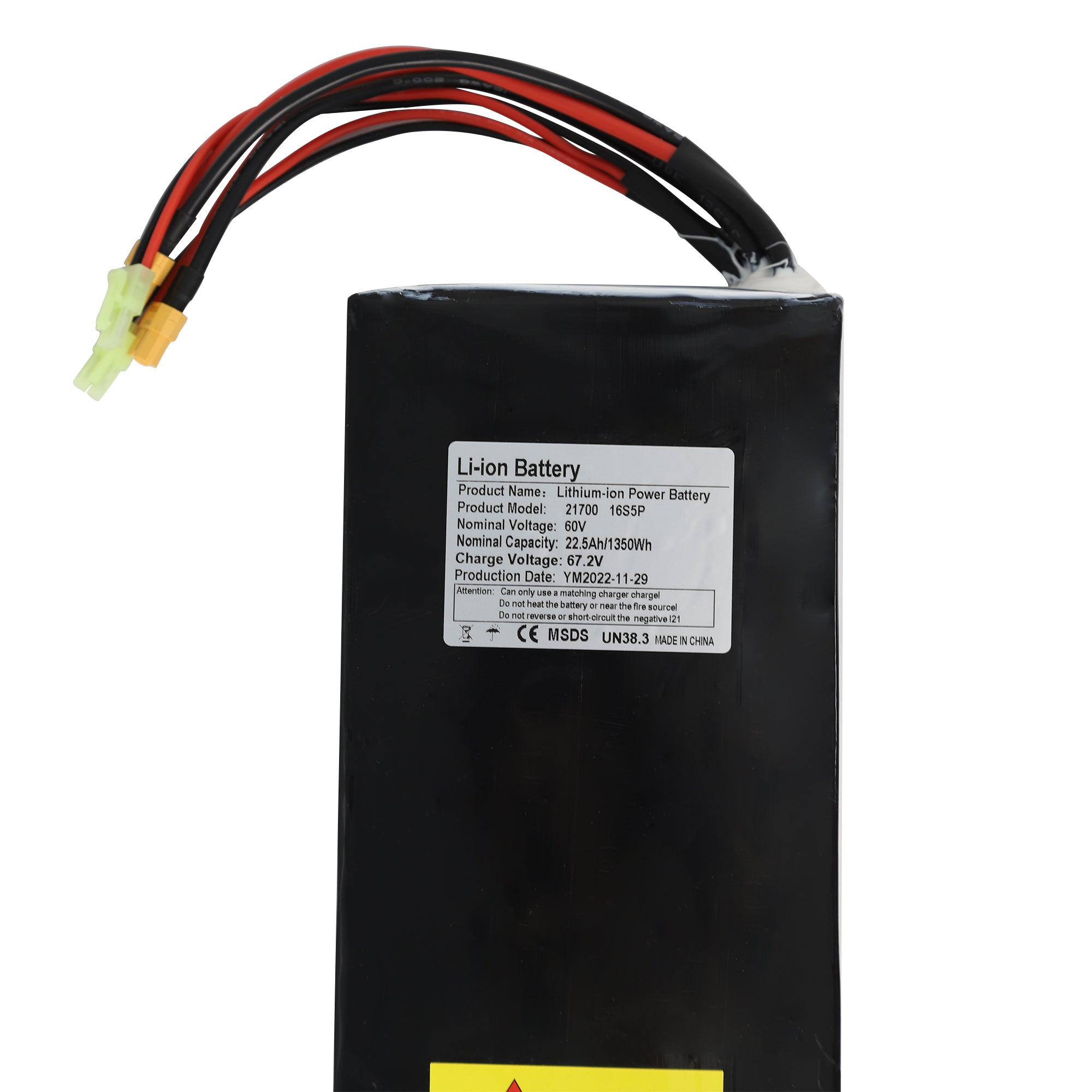 Standard Battery 60V 22.5AH Hawk&M10 / Samsung Battery 60V 25AH Hawk ...